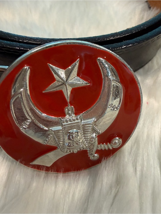 Freemasonry | Accessories | Vintage Freemasonry Mens Red Crescent Star ...